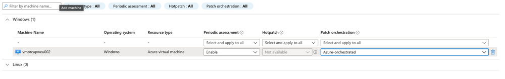 Update management center in Azure