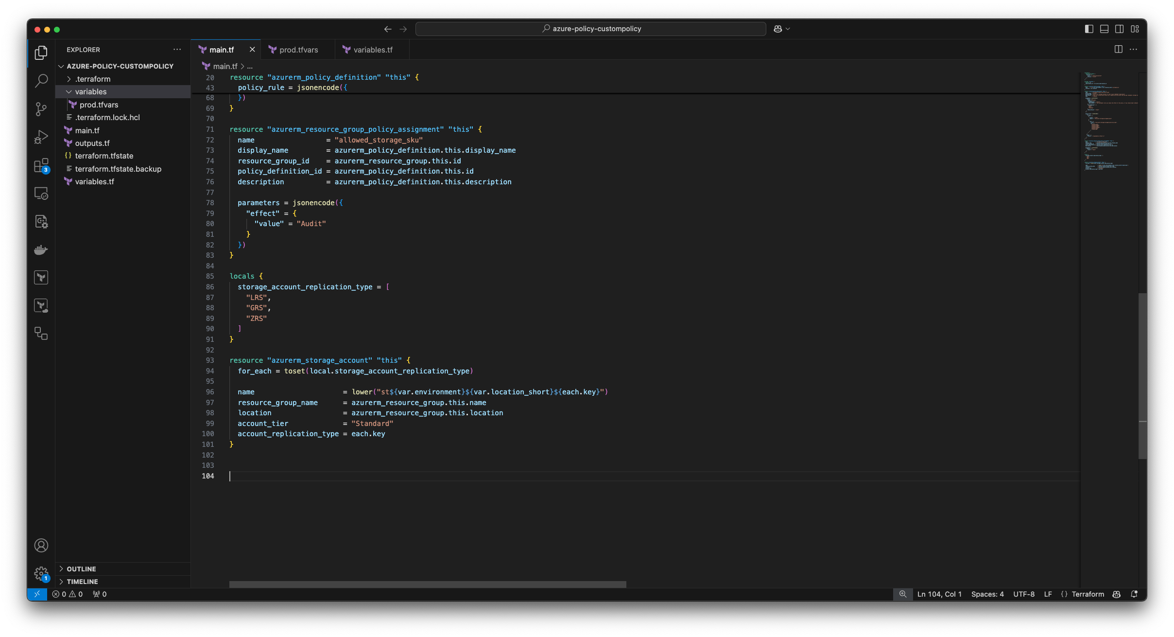 Write Your Own Custom Azure Policies With Terraform