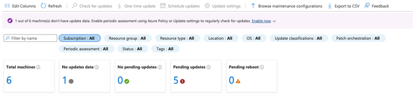 Update management center in Azure