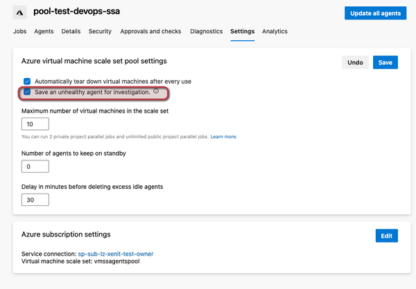 Using scale set agents in Azure Devops for smart scaling with Azure VMSS